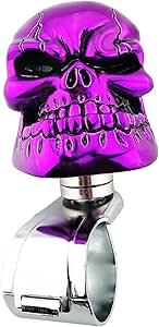 Amazon.com: Lunsom Steering Wheel Knob, Skull Shape Driving Power Handle Control Suicide Knob ...