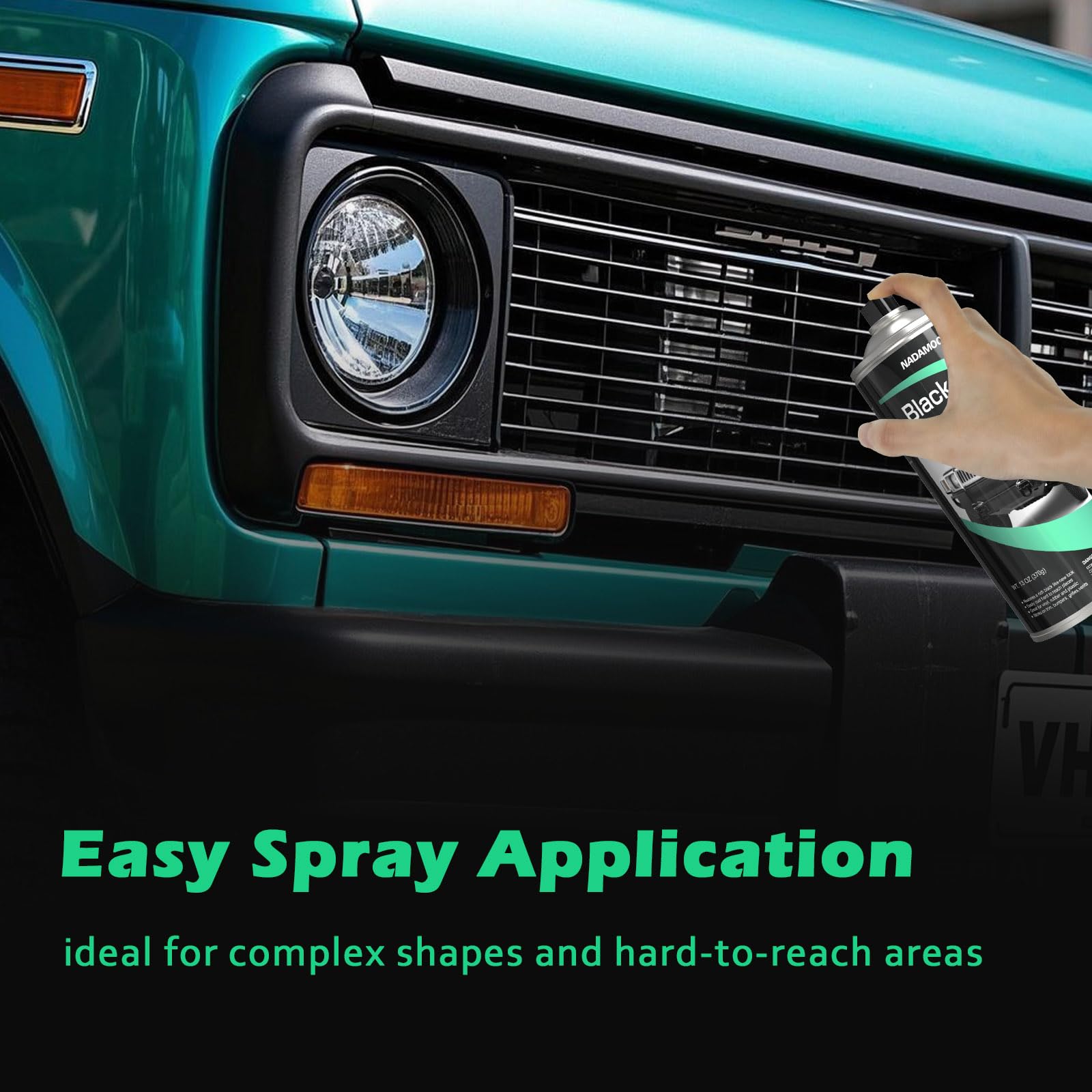 Snapklik.com : Automotive Black Trim Spray Paint, 4 Cans, Instantly ...
