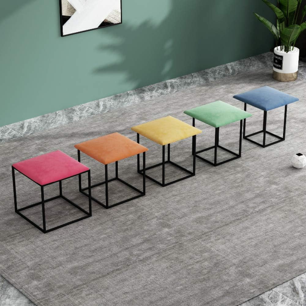 Stackable Sofa Chair Stool，Storage Footstool Footrest Home Accessory 5 ...