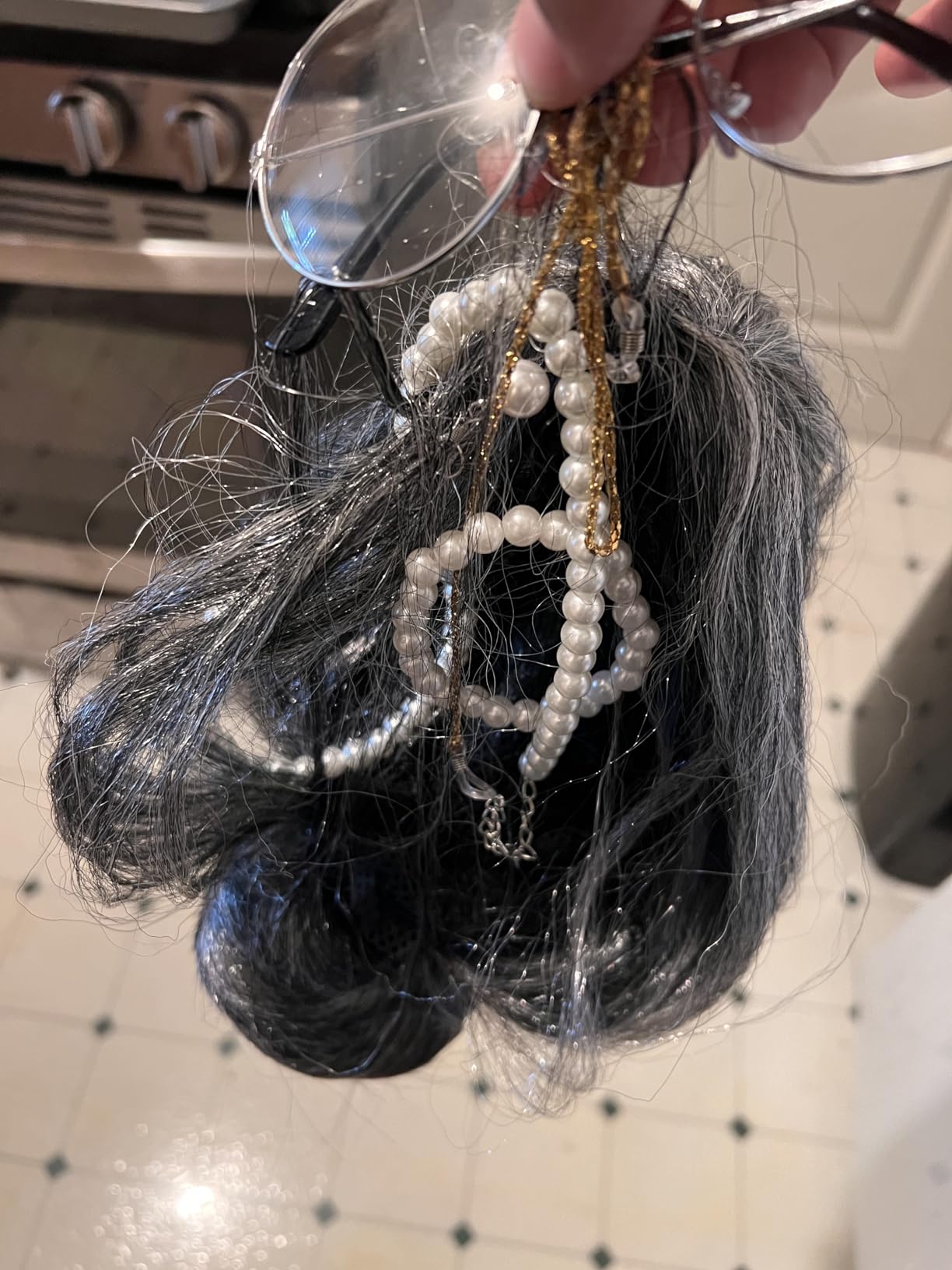 Amazon.com: Tatibana Old Lady Costume for Women, 7pcs Women's Cosplay ...