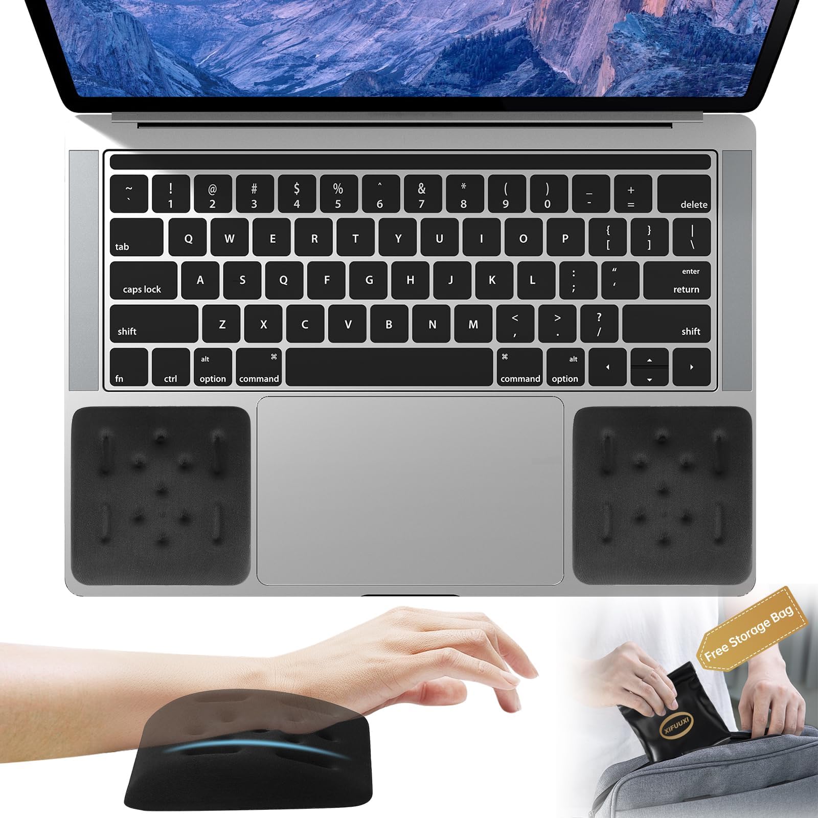 Amazon.com : Upgraded Keyboard Wrist Rest for Laptop, Ergonomic Laptop ...
