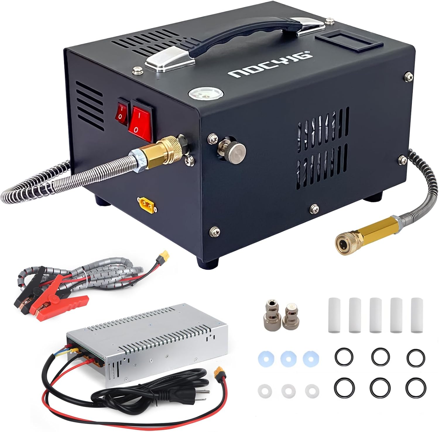 Amazon.com: NDCYJG Pcp air compressor 4500PSI Portable PCP Compressor ...