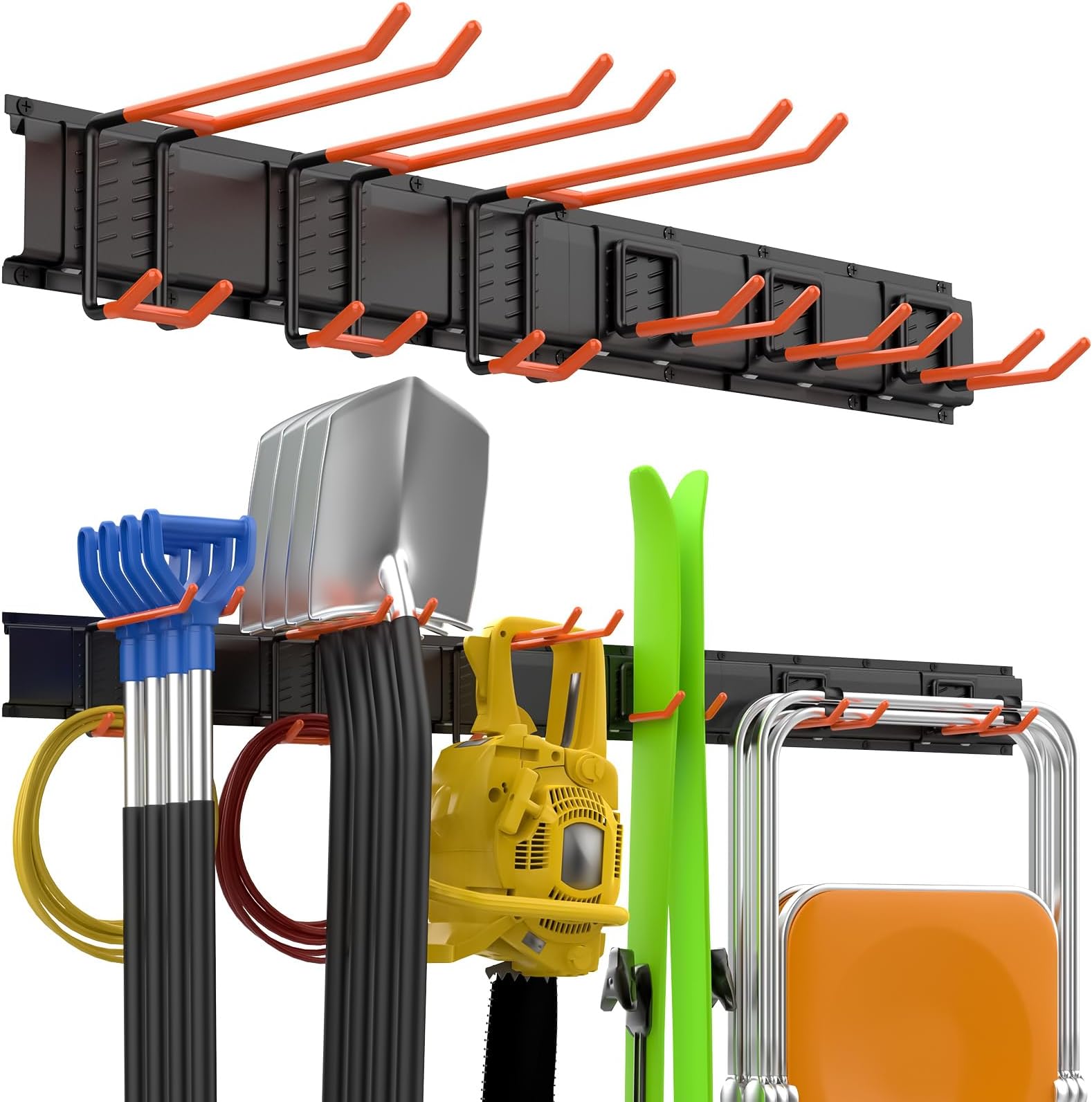 Amazon.com: ELECROW Garage Storage Organizer, Wall Mount Rack with 6 ...