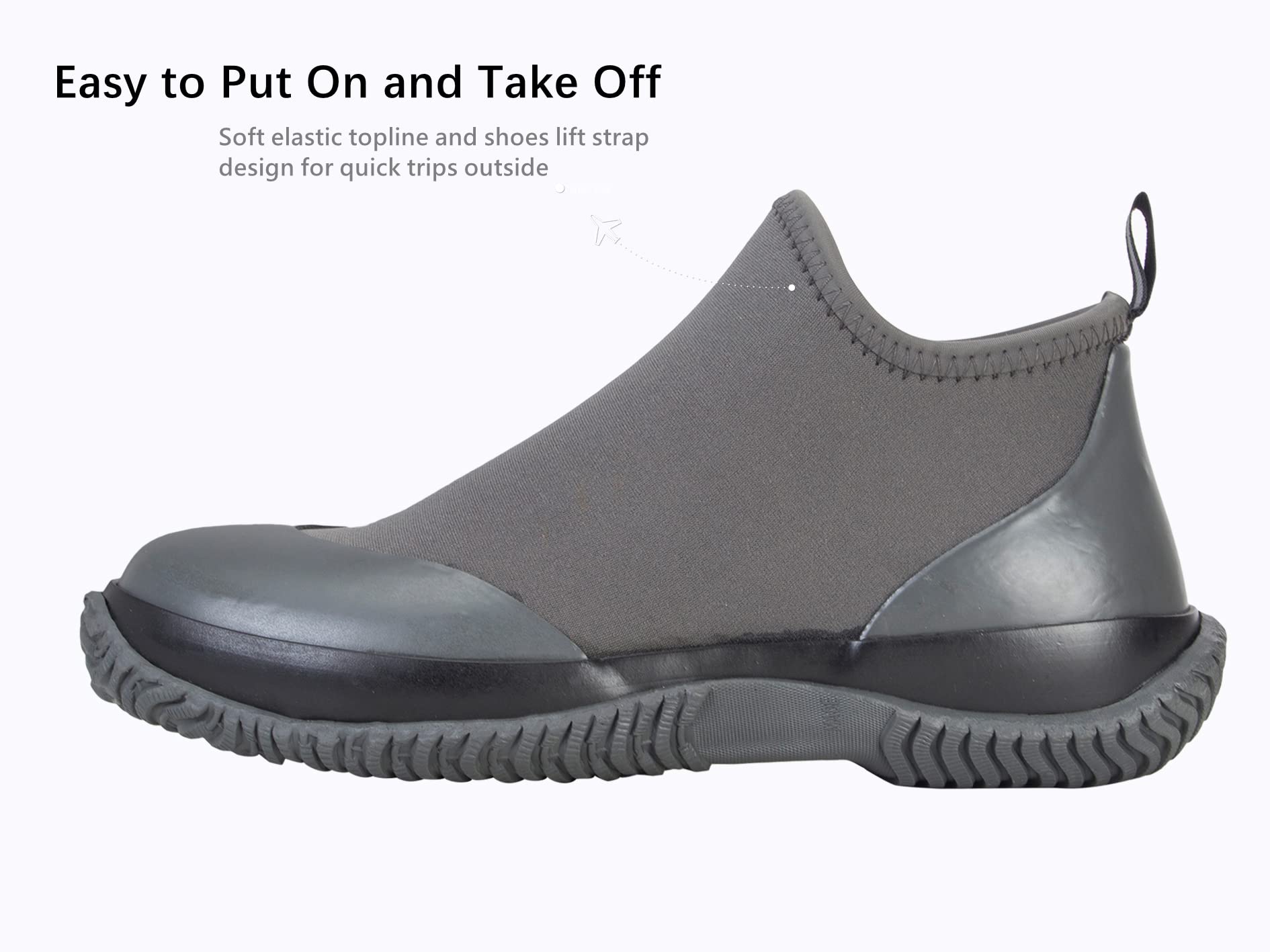 Snapklik.com : BAXINIER Waterproof Garden Shoes Mens Lightweight Low ...