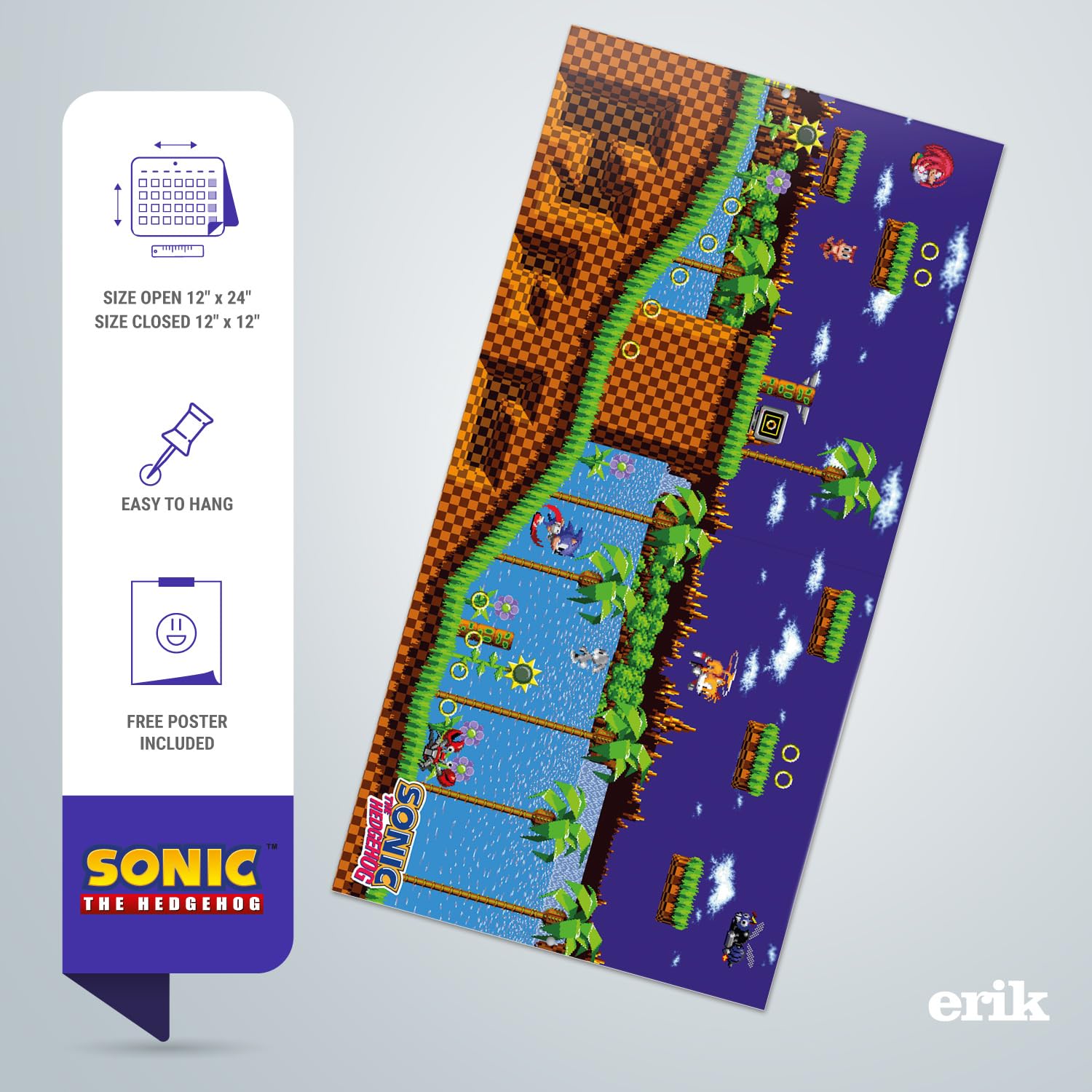 Grupo Erik Wall Calendar 2025 – Sonic | 12″ x 12″ Square Calendar 2025 ...