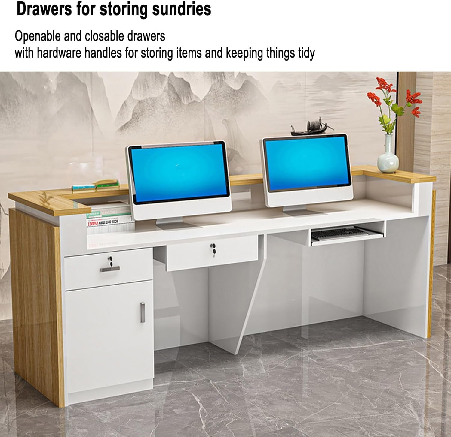 Computer Shop Counter Design Images Checkout Stand Reception Desk With