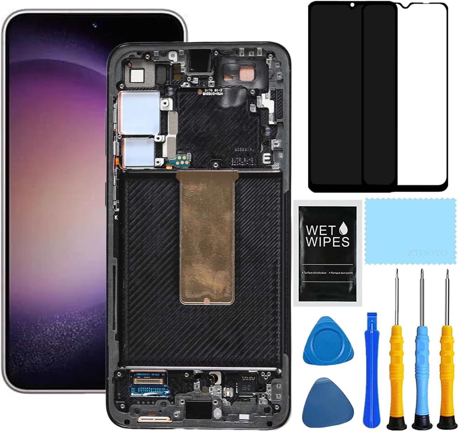 Amazon.com: 【Only for US Version】 AMOLED for Samsung Galaxy S23 5G ...