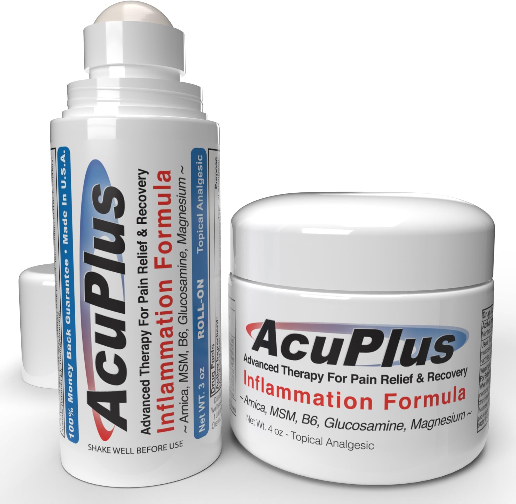 Amazon.com: AcuPlus - Topical Pain Relief Anti Inflammatory Cream ...