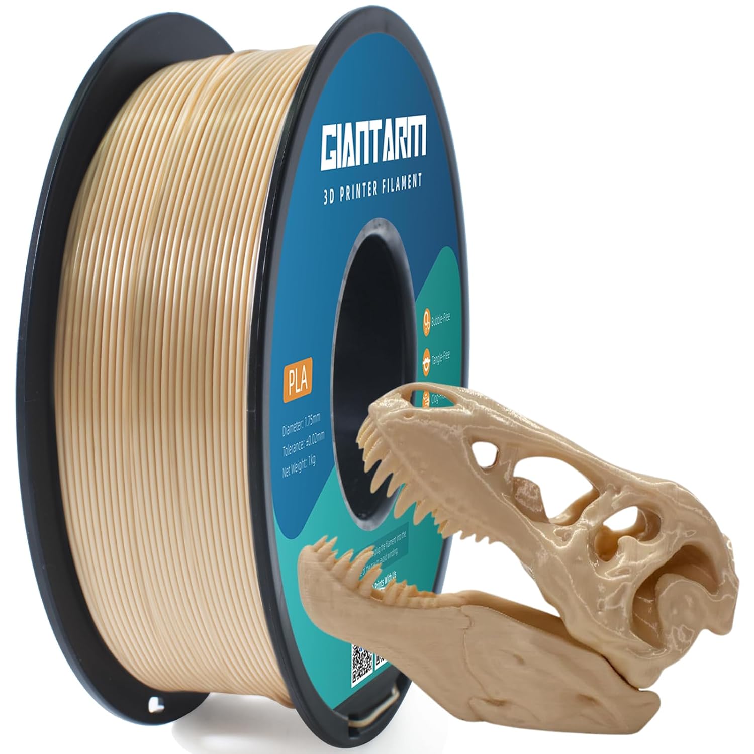 Amazon.com: GIANTARM 3D Printer Filament, Bone White Pla Filament, 1Kg ...