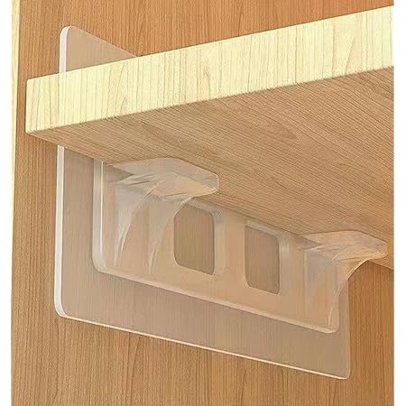 Amazon.com: Adhesive Shelf Bracket, Self Adhesive Shelf Support Pegs ...