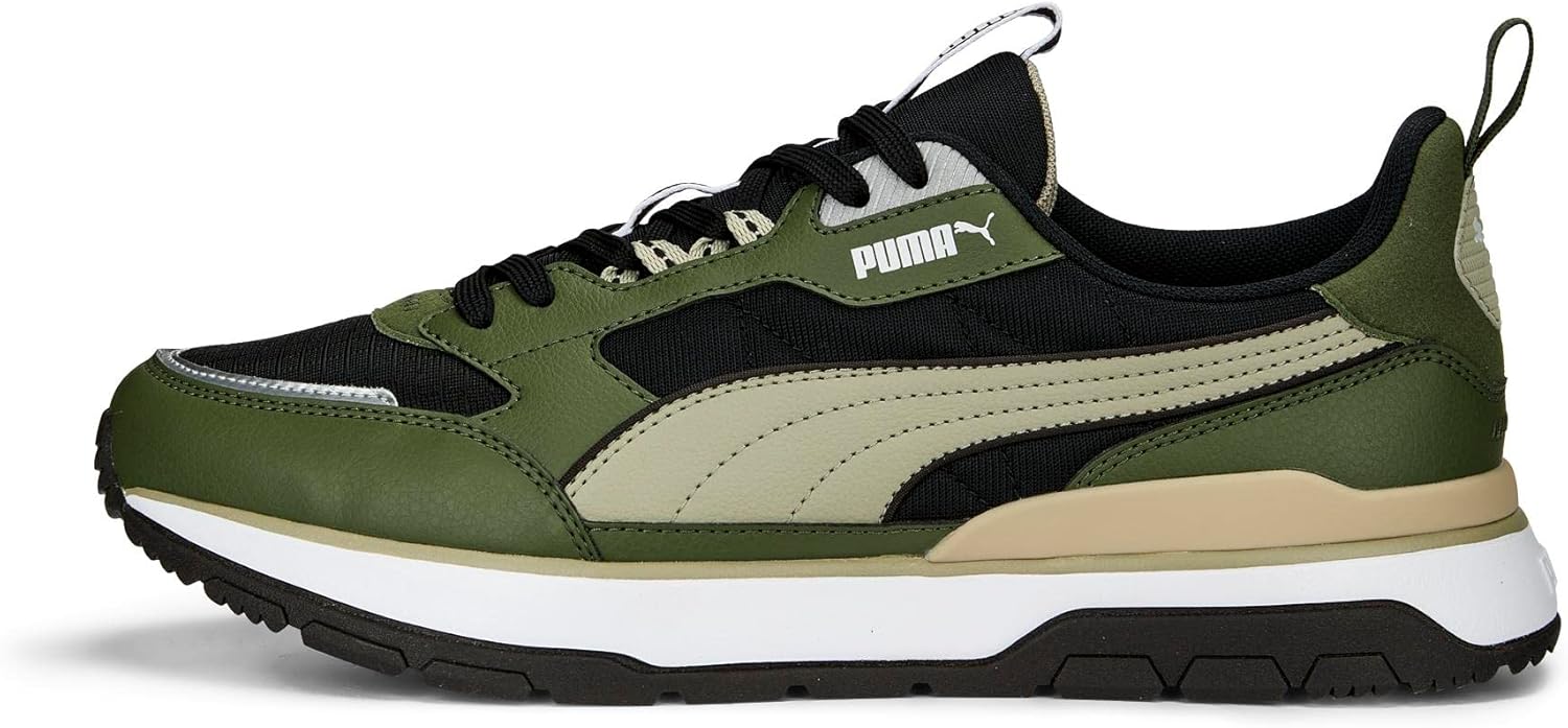 PUMA R78 Trek Unisex Yetişkin Spor Ayakkabı, Green Moss-Birch Tree-PUMA ...