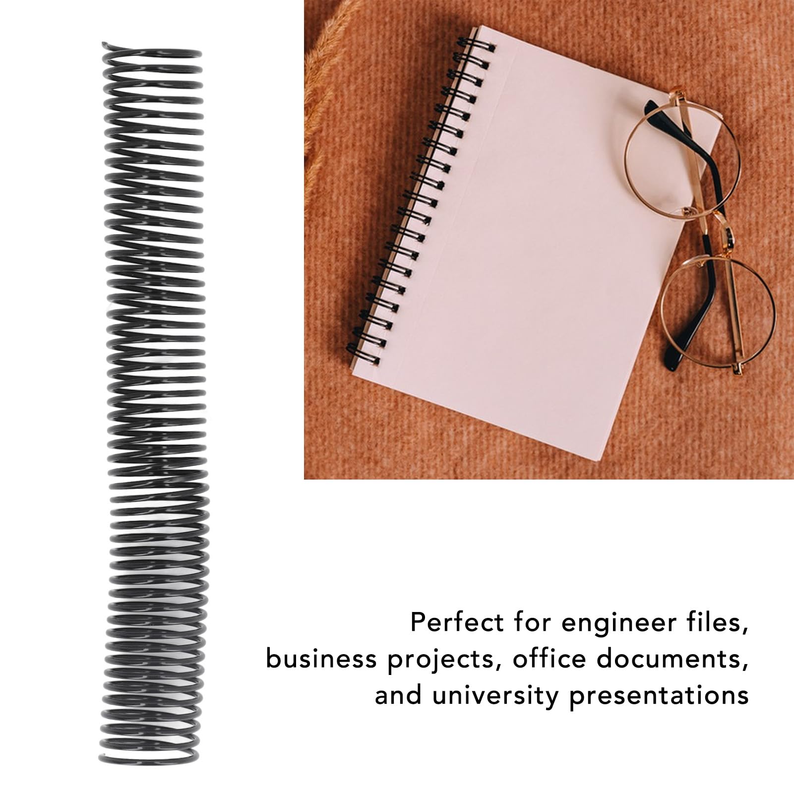 Snapklik.com : Spiral Binding Coils, 18 Pcs Plastic Spiral Binding ...