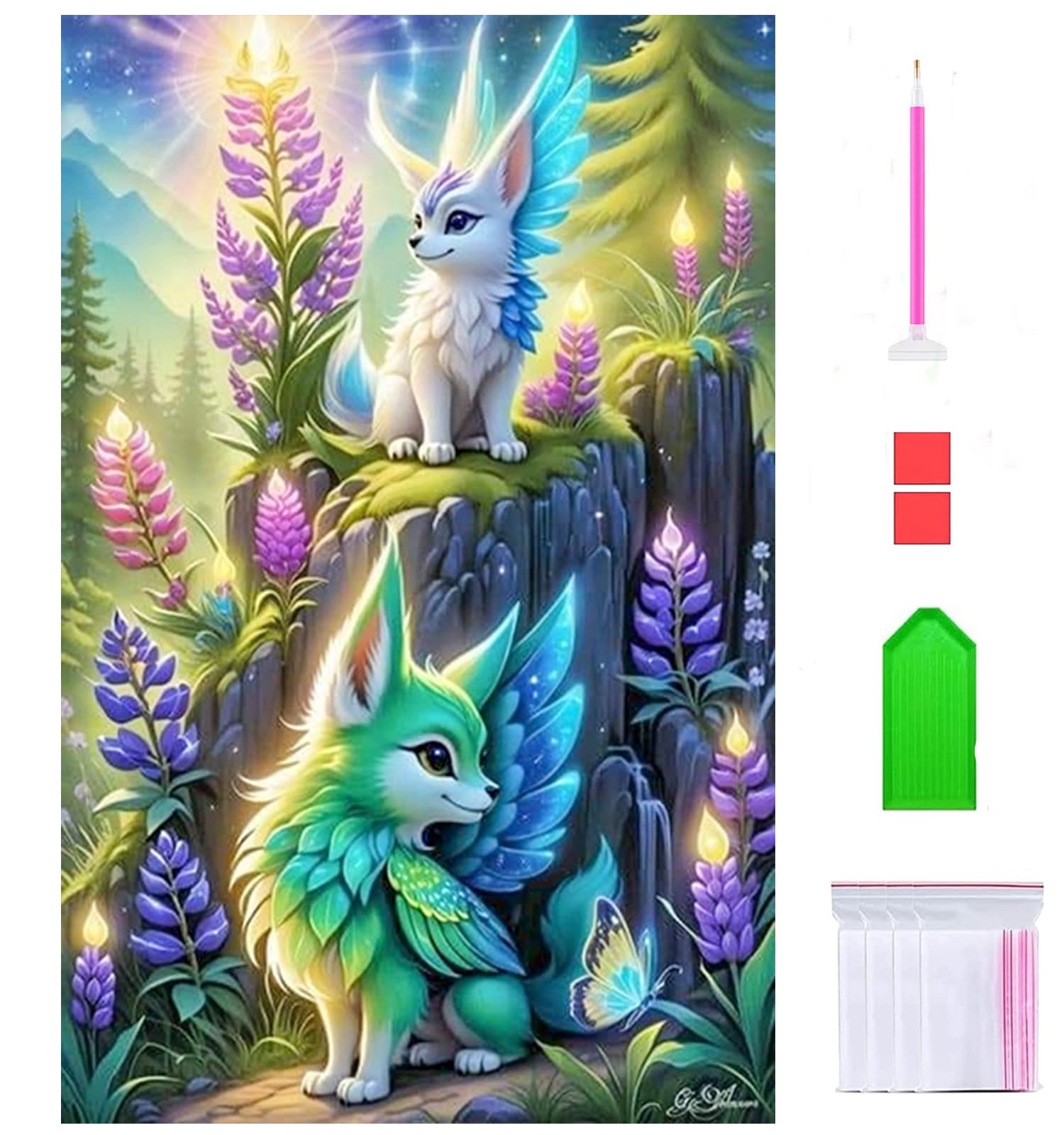 Amazon.com: Liccyy Large 5D Diamond Art Painting Kits for Adults Teen ...