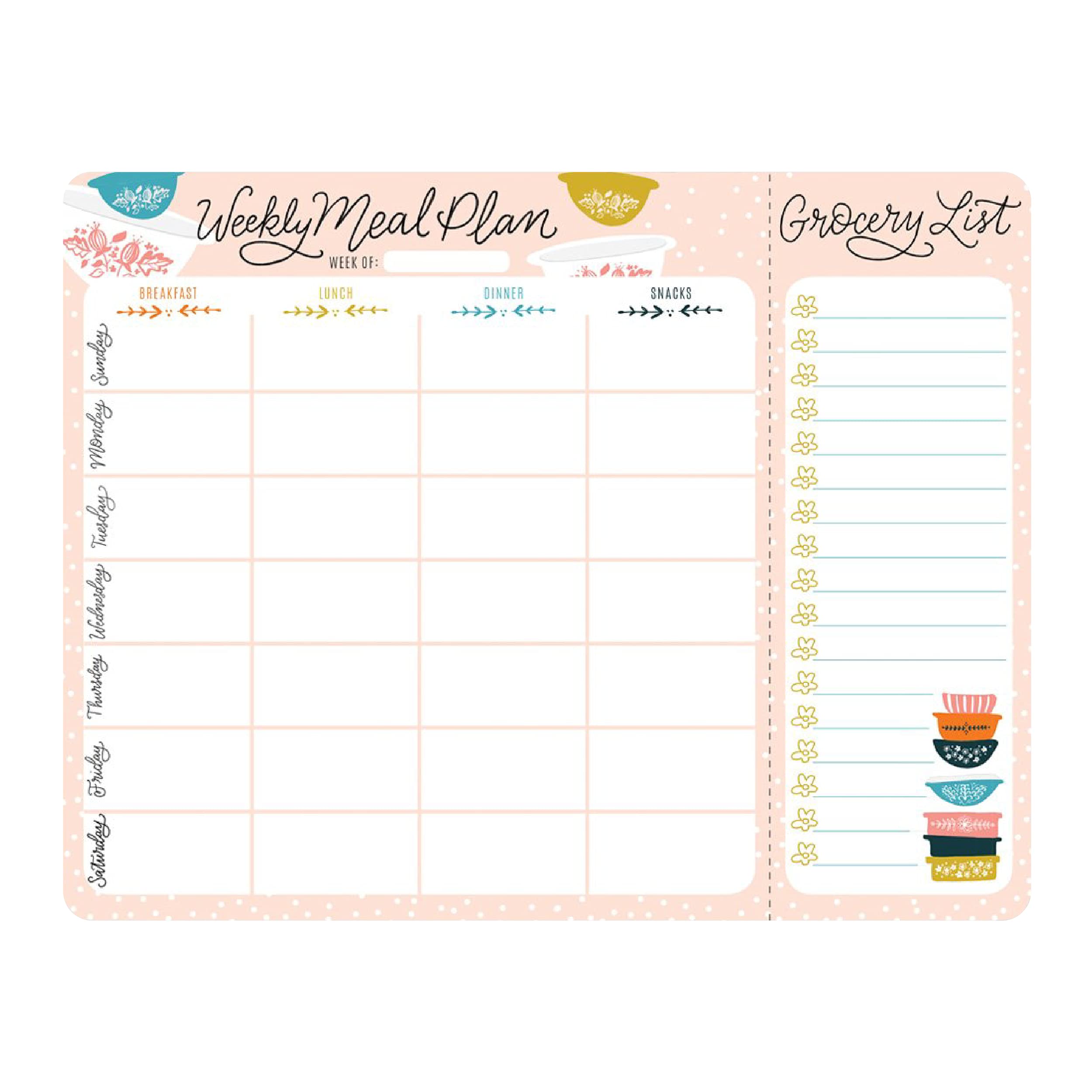 Buy Lily Val Meal Planner And Grocery List For Weekly Meal Planning buy-lily-val-meal-planner-and-grocery-list-for-weekly-meal-planning