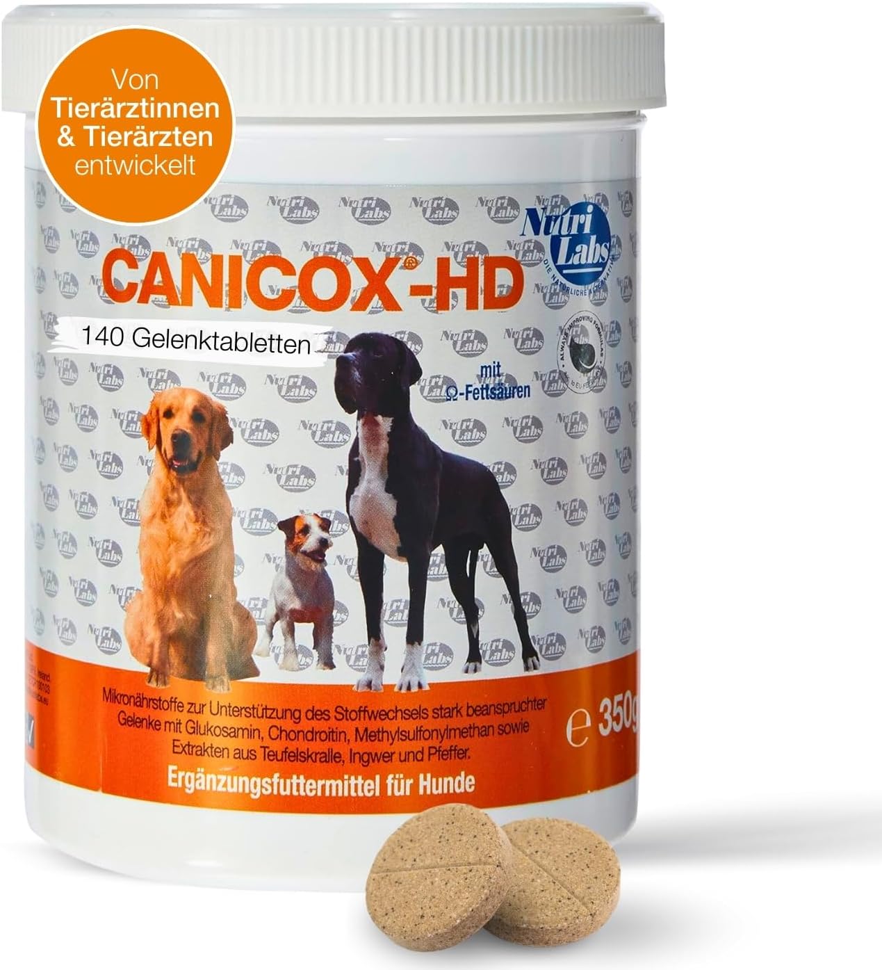 NutriLabs Canicox-HD Gelenktabletten für Hunde 50 Stk. - mit MSM ...