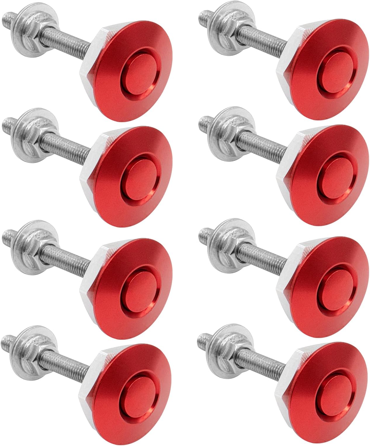 Amazon.com: 4PCS Universal Vehicle Hood Pins, Quick Release License ...