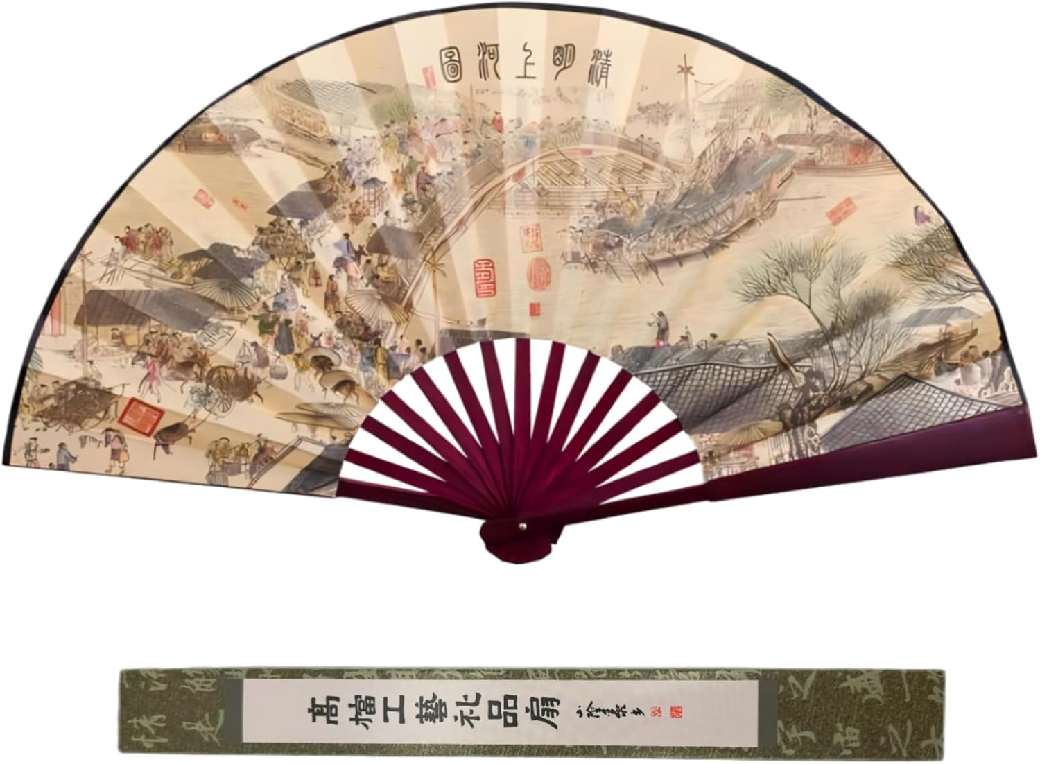 Amazon.com: Beectfwerf Folding Fan, Folding Hand Fan, Chinese Fans ...