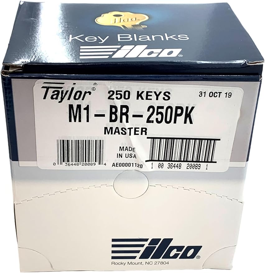 Master Lock M1 Keyway Keyblank - 250-Pack - Door Hardware - Amazon.com