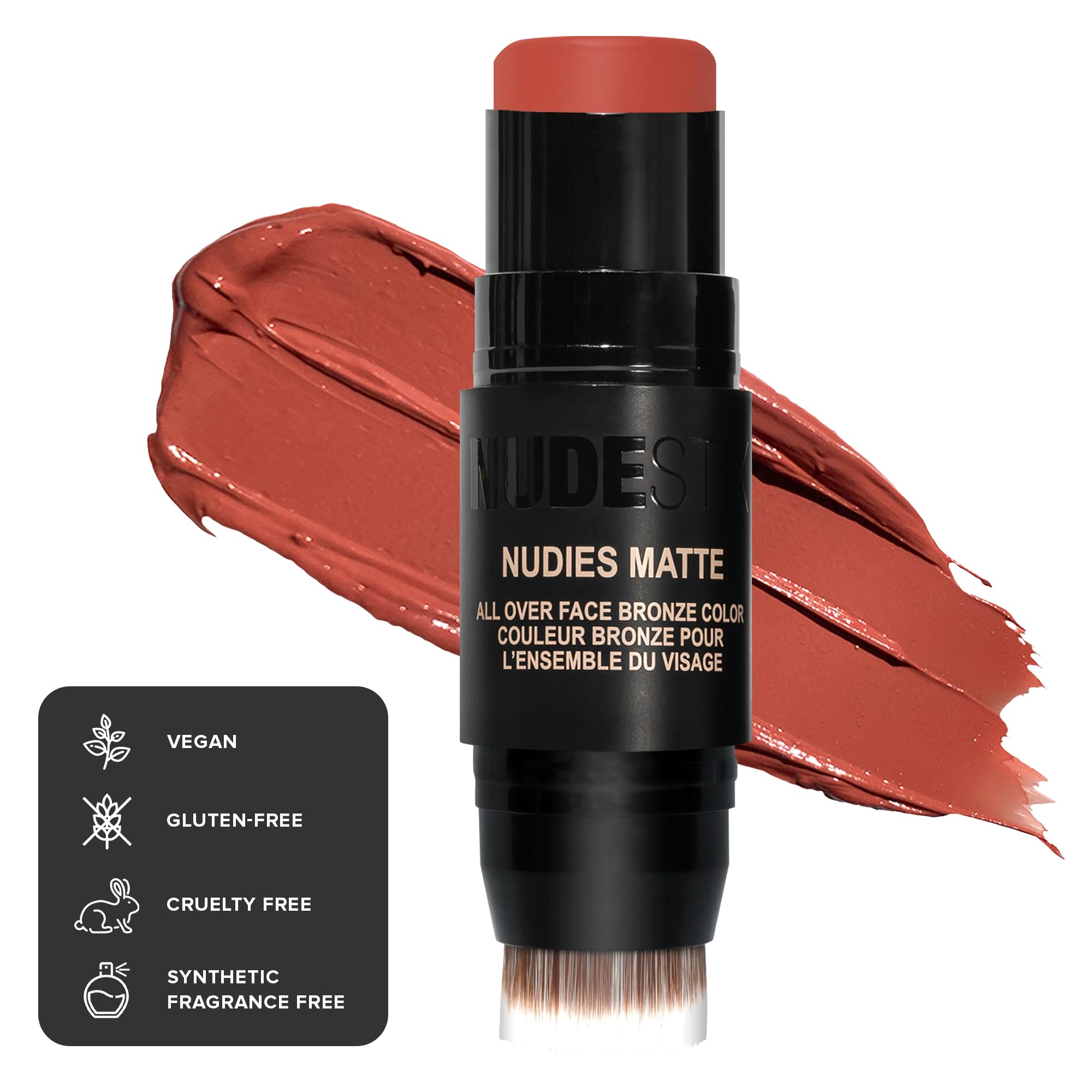 Amazon.com: Nudestix Nudies Matte Cream Bronzer 3-in-1 All Over Face ...