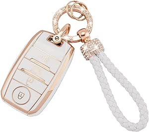 EKALA for Kia Key Fob Cover 4 Buttons Soft TPU Full Covers Protection ...
