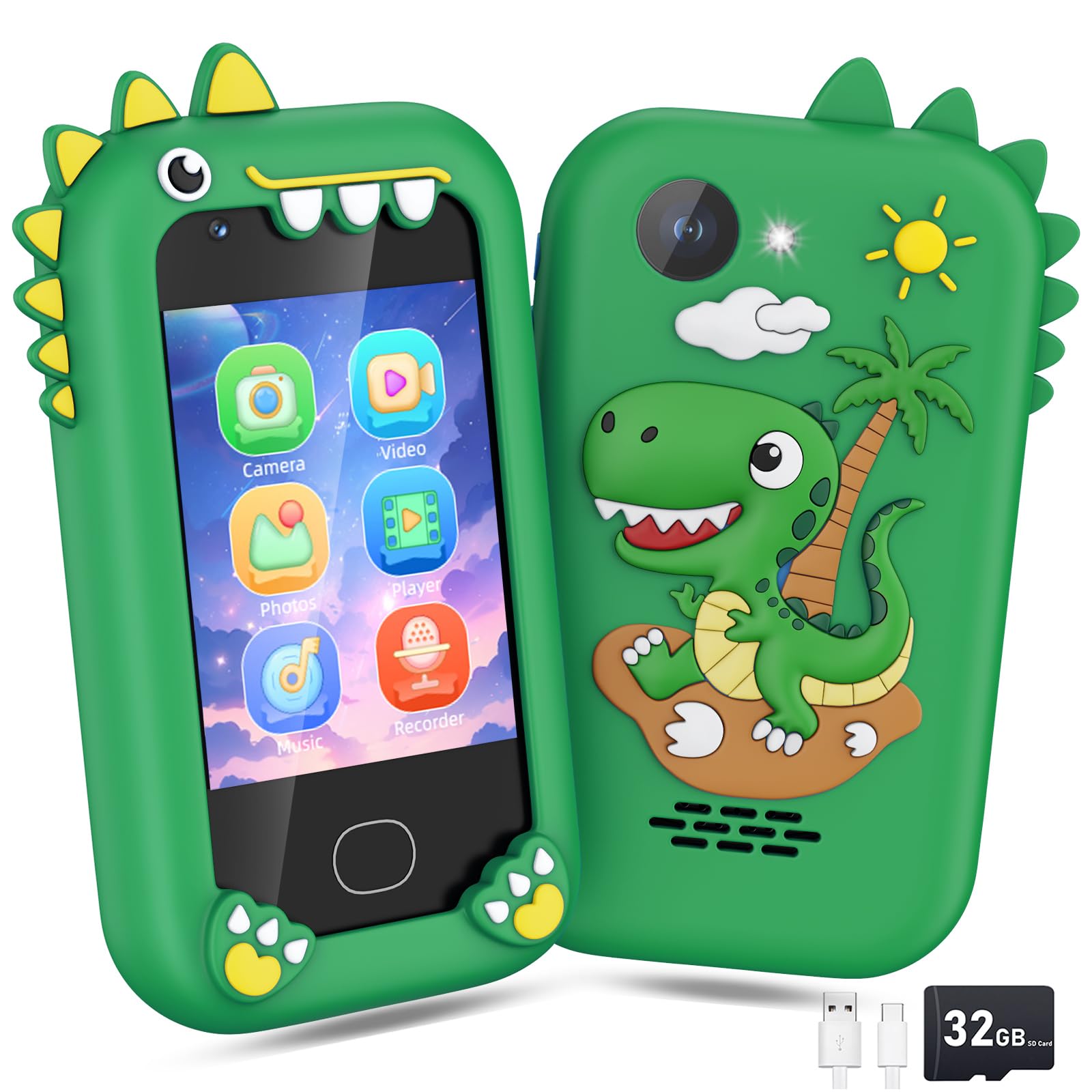 Amazon.com: Gocina Kids Smart Phone for Boys - Toy Phone for Kids Age 3 ...