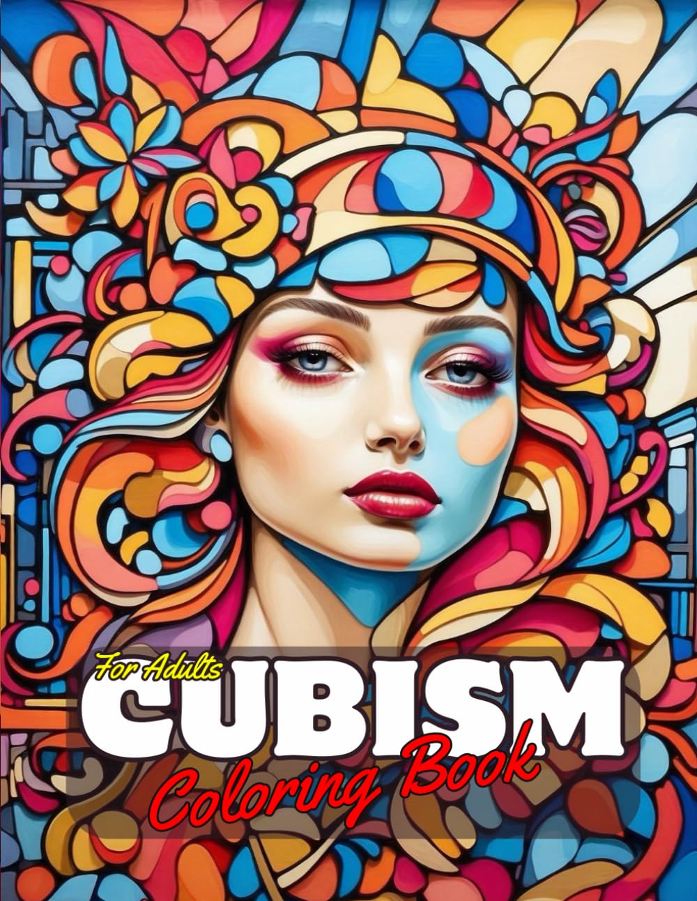 Amazon.com: Cubism Abstract Portraits Adults Grayscale Coloring Book ...