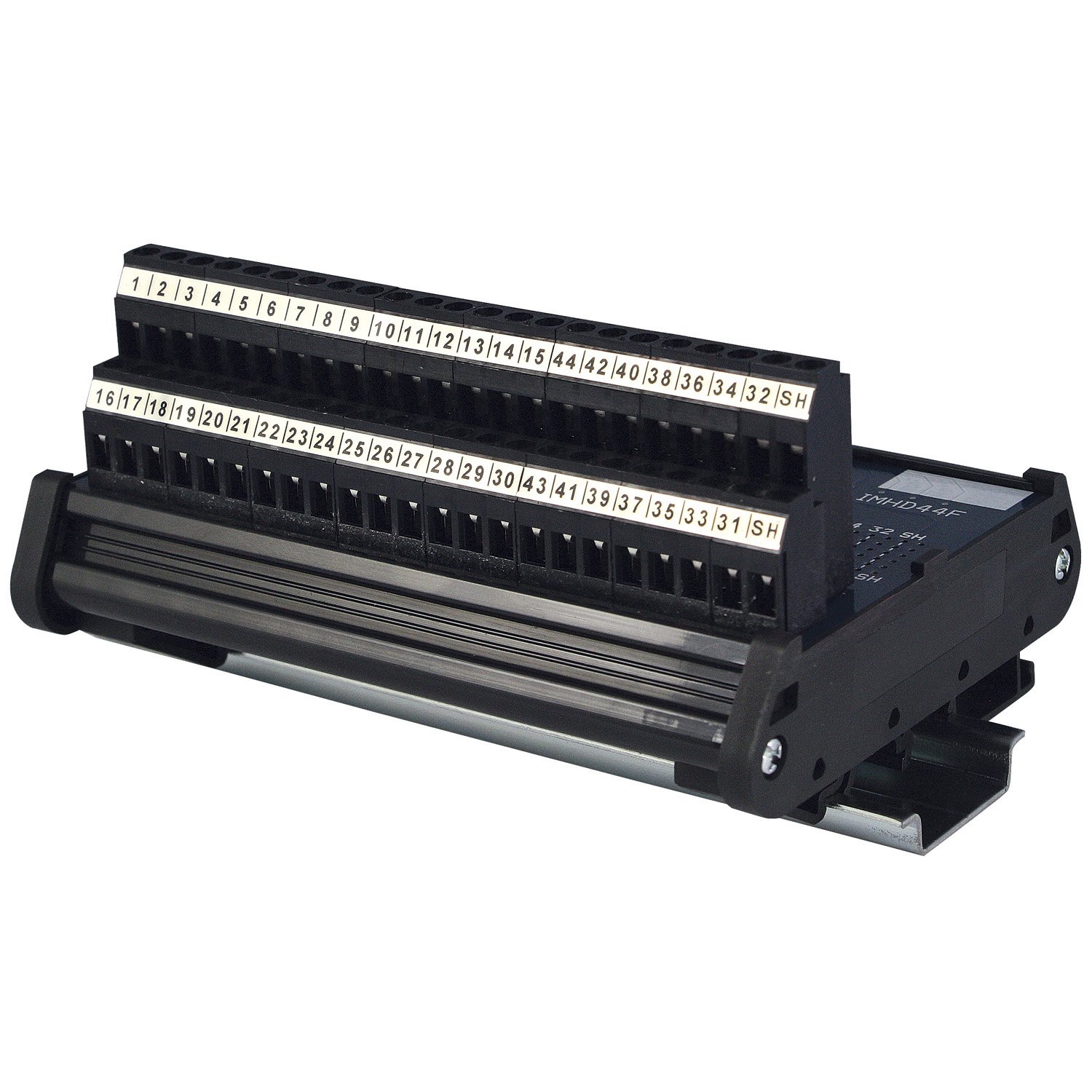 ASI 11105 Type IMHD44F Fixed Terminal Block, DIN Rail Mounted Interface ...