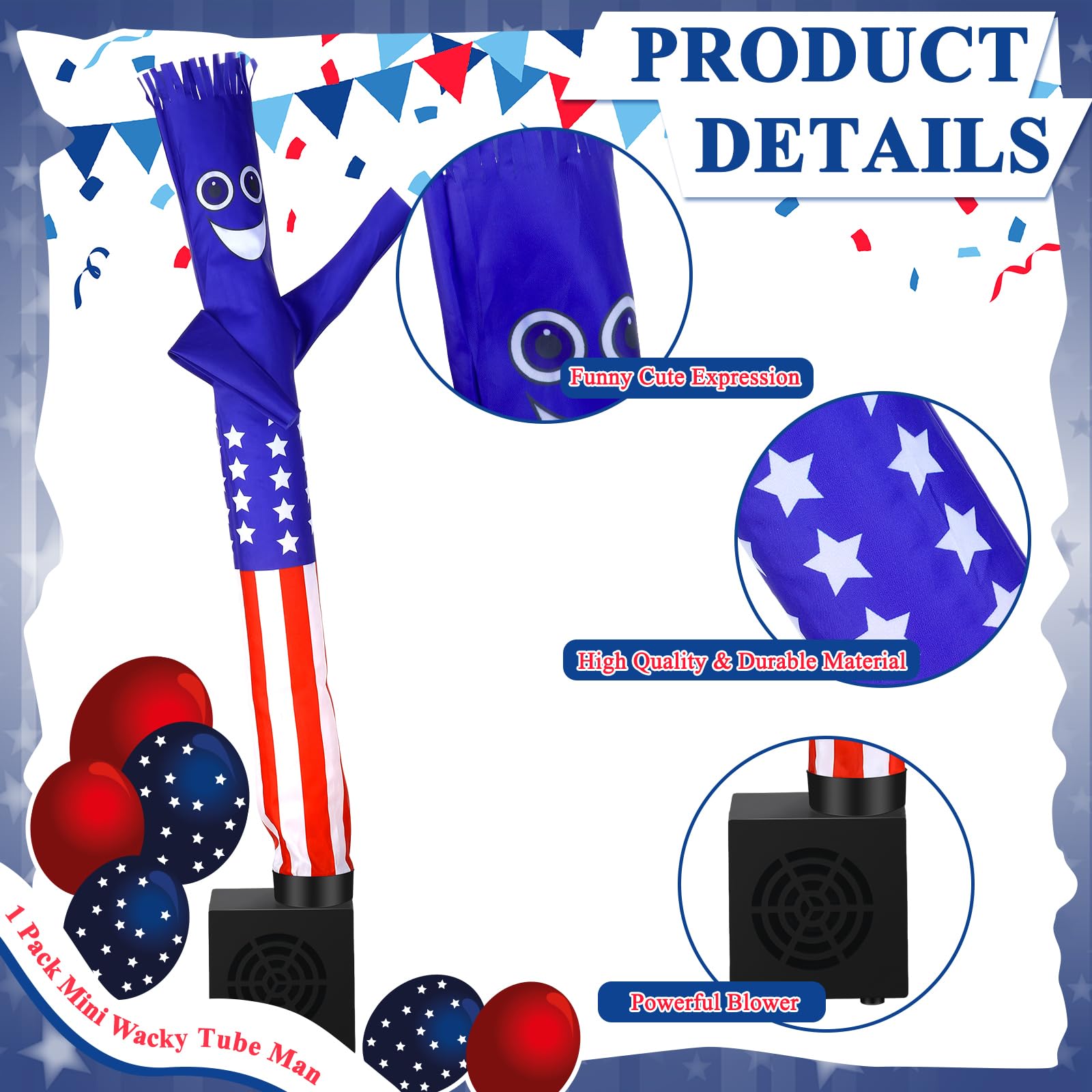 Snapklik.com : Poen 4th Of July Table Centerpiece Decoration Mini ...