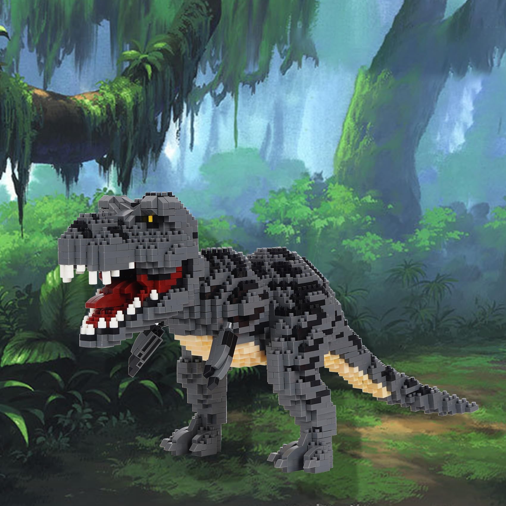 Snapklik.com : Geniteen Building Block Dinosaur Model Micro Mini Blocks ...