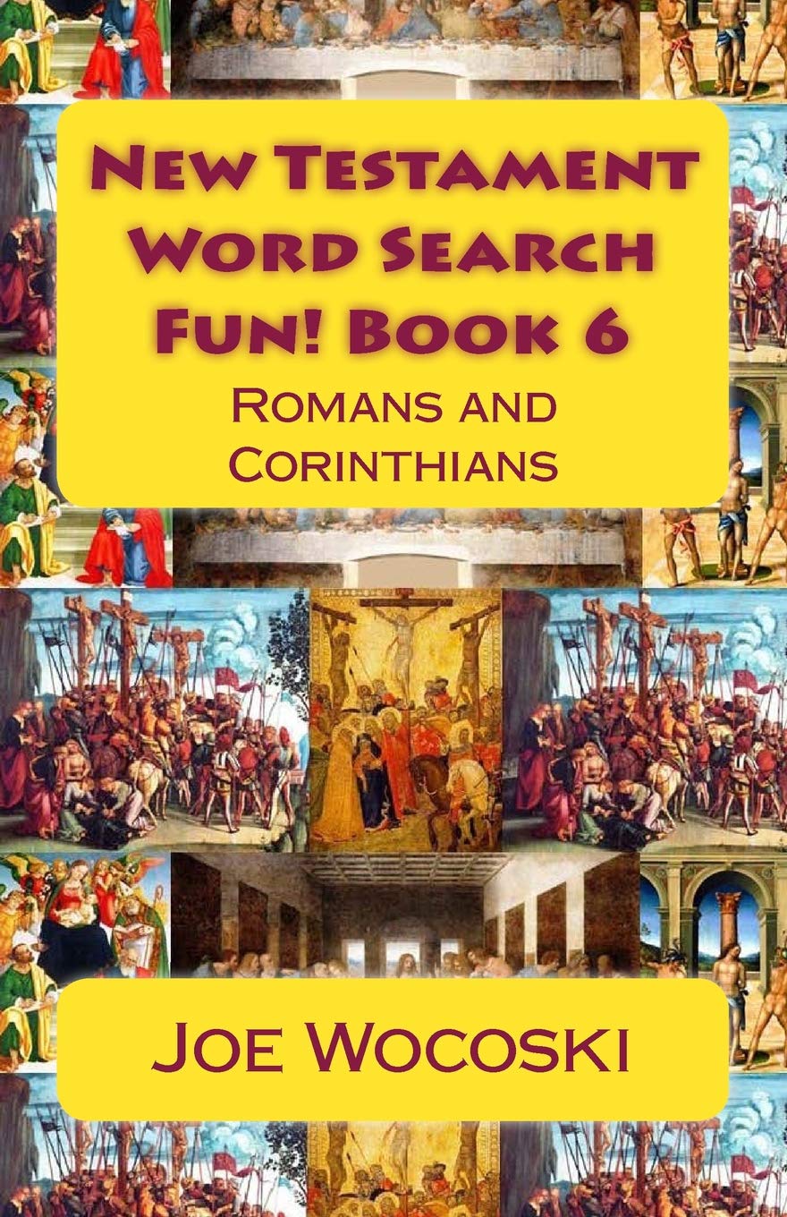 New Testament Word Search Fun! Book 6: Romans and Corinthians (Bible ...