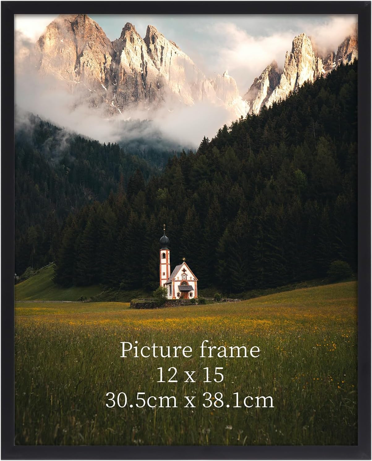 Tgarden 12x15 Picture Frame Black 12 By 15 Thin Photo Frame For