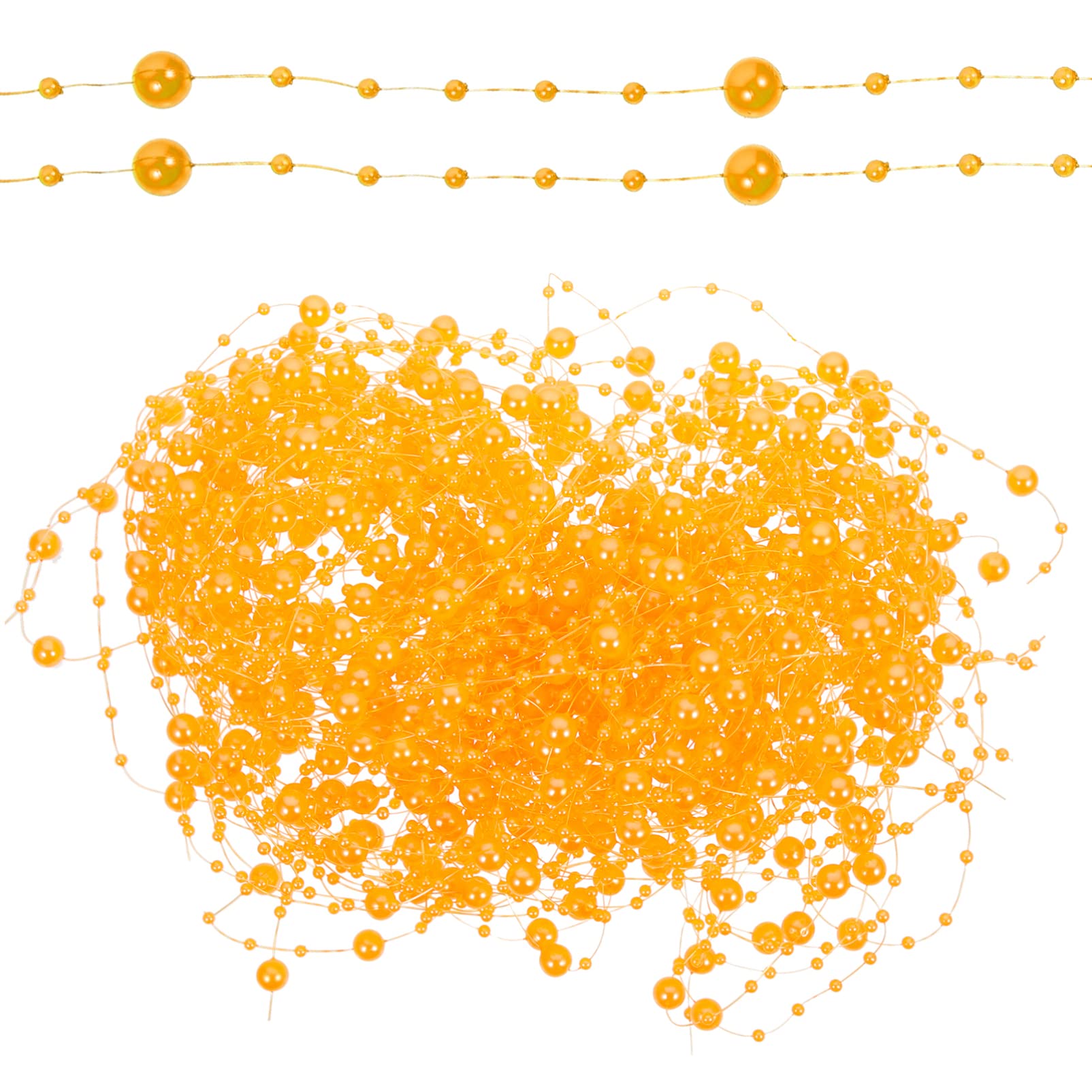 Amazon.com: VOSAREA 30pcs Floating Pearls Strings Artificial Pearl ...