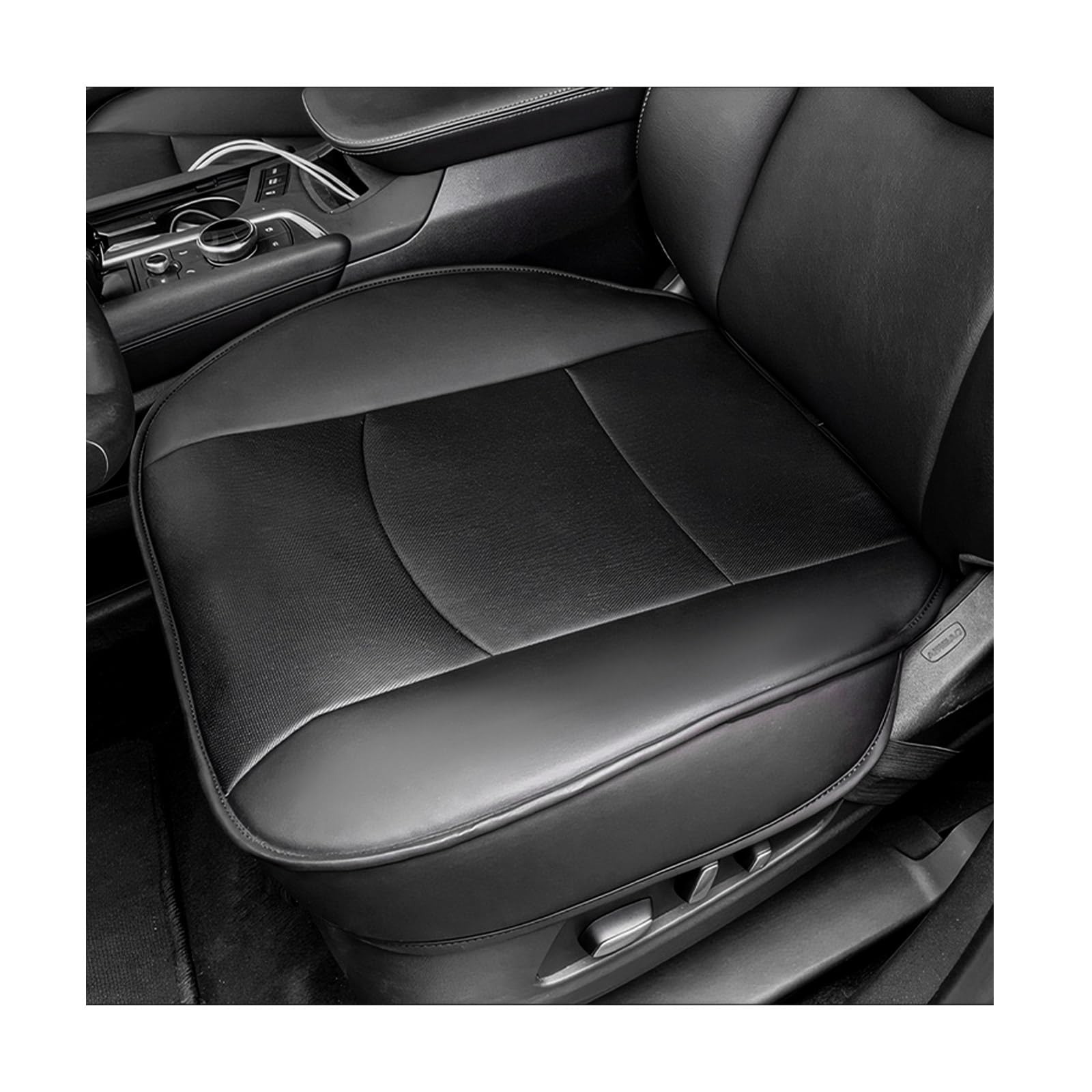 Amazon.com: Suvnie Car Seat Bottom Cover, Premium PU Leather Seat ...