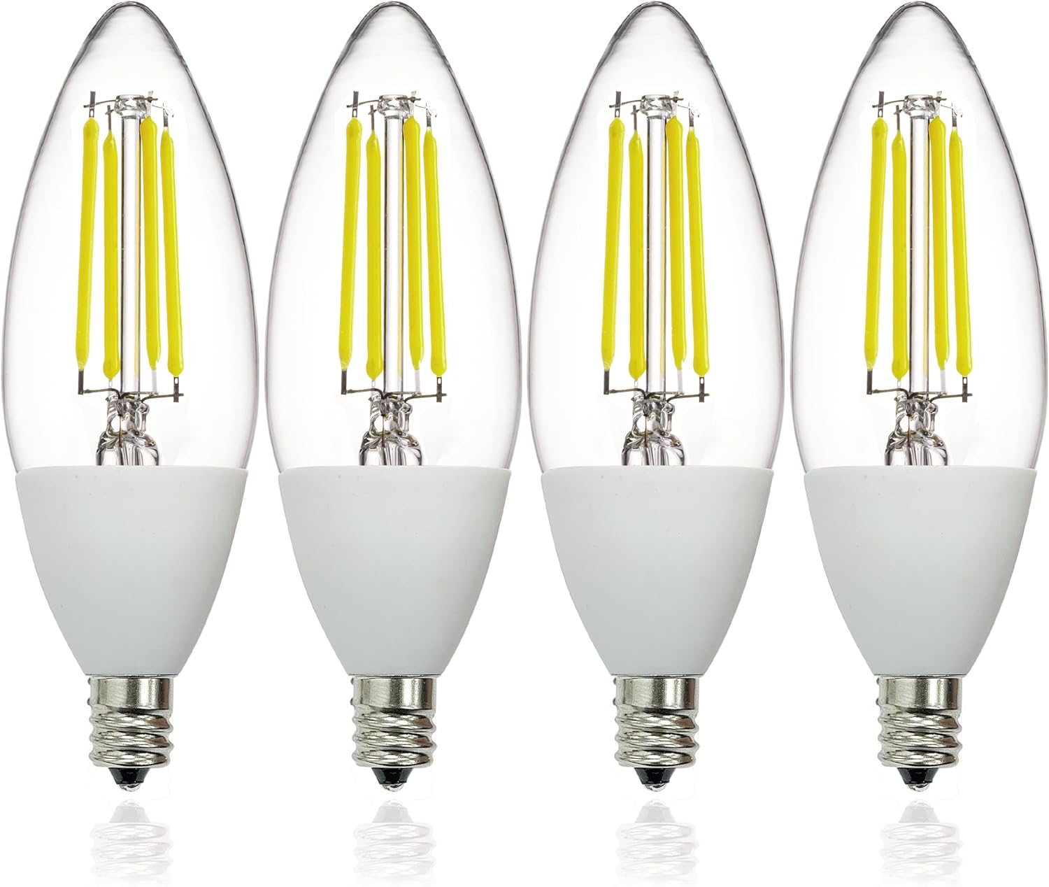 FLSNT Dusk to Dawn Outdoor Sensor LED Edison Bulbs, 4W (40W Eqv ...