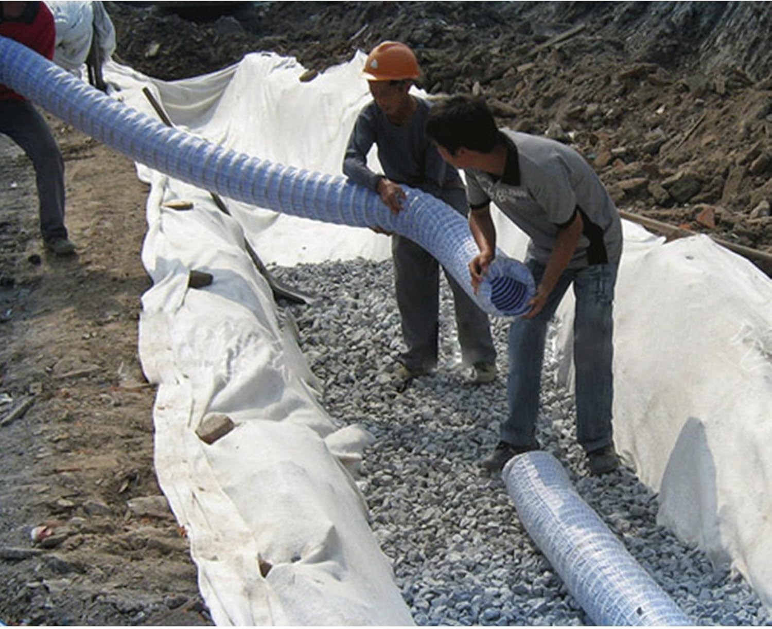 Amazon.com: French Drain Pipe 4 Inch X 10/20/30/40/50/60/80/100/150 FT ...