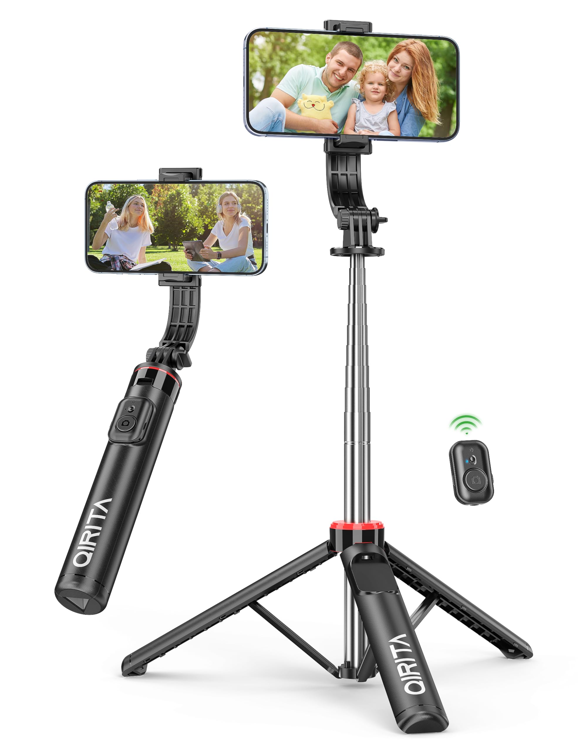 Amazon.com: 52" Selfie Stick Tripod with Remote, 3 in 1 Portable Selfie ...