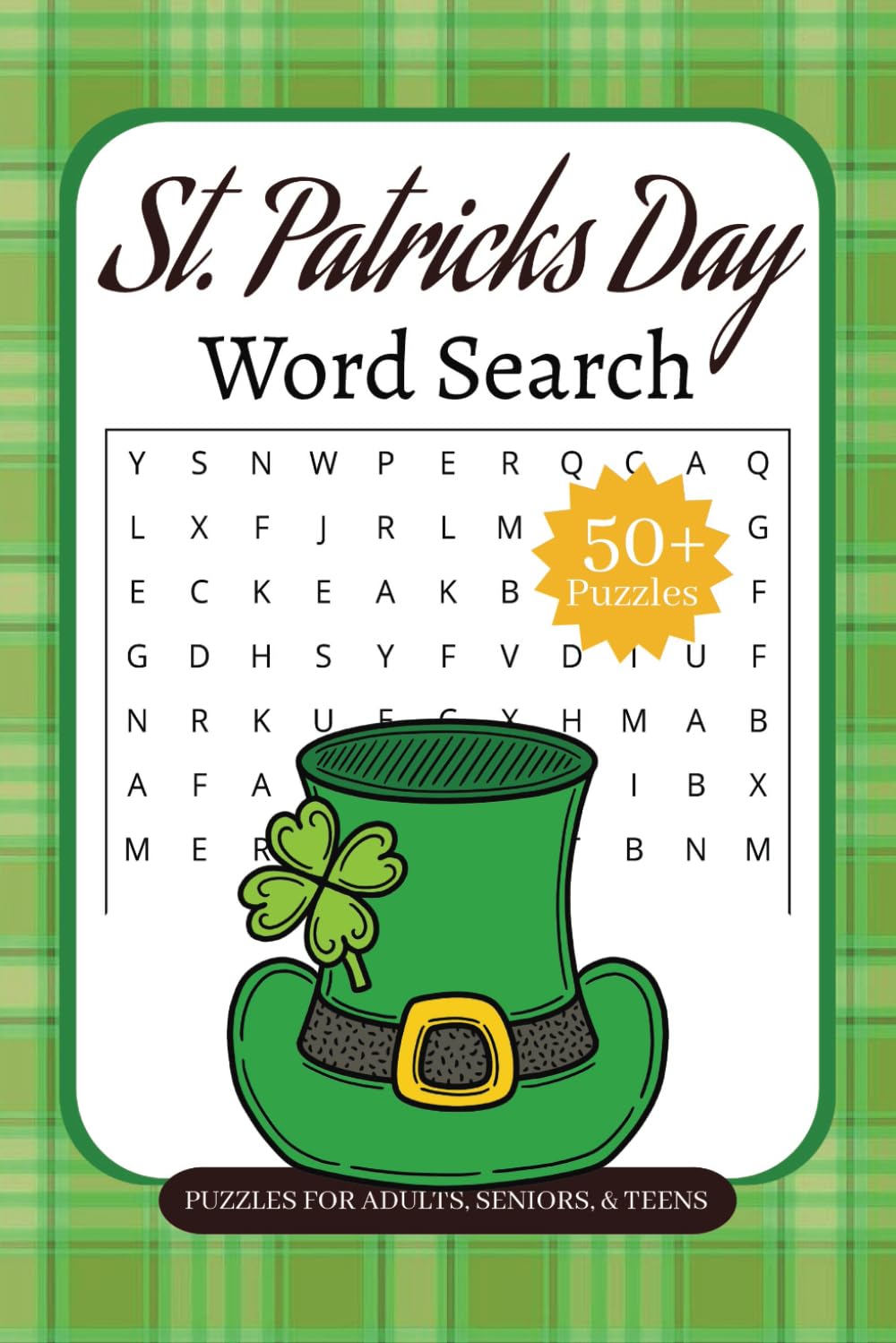 St Patrick's Day Word Search Book: Fun & Relaxing Saint Patrick's Day ...
