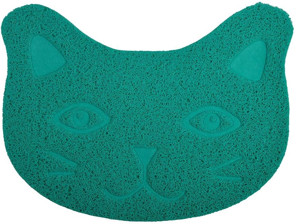 DM Small Cat Litter Tray Debris Catcher Mat,Kitty Scatter Control Rug ...
