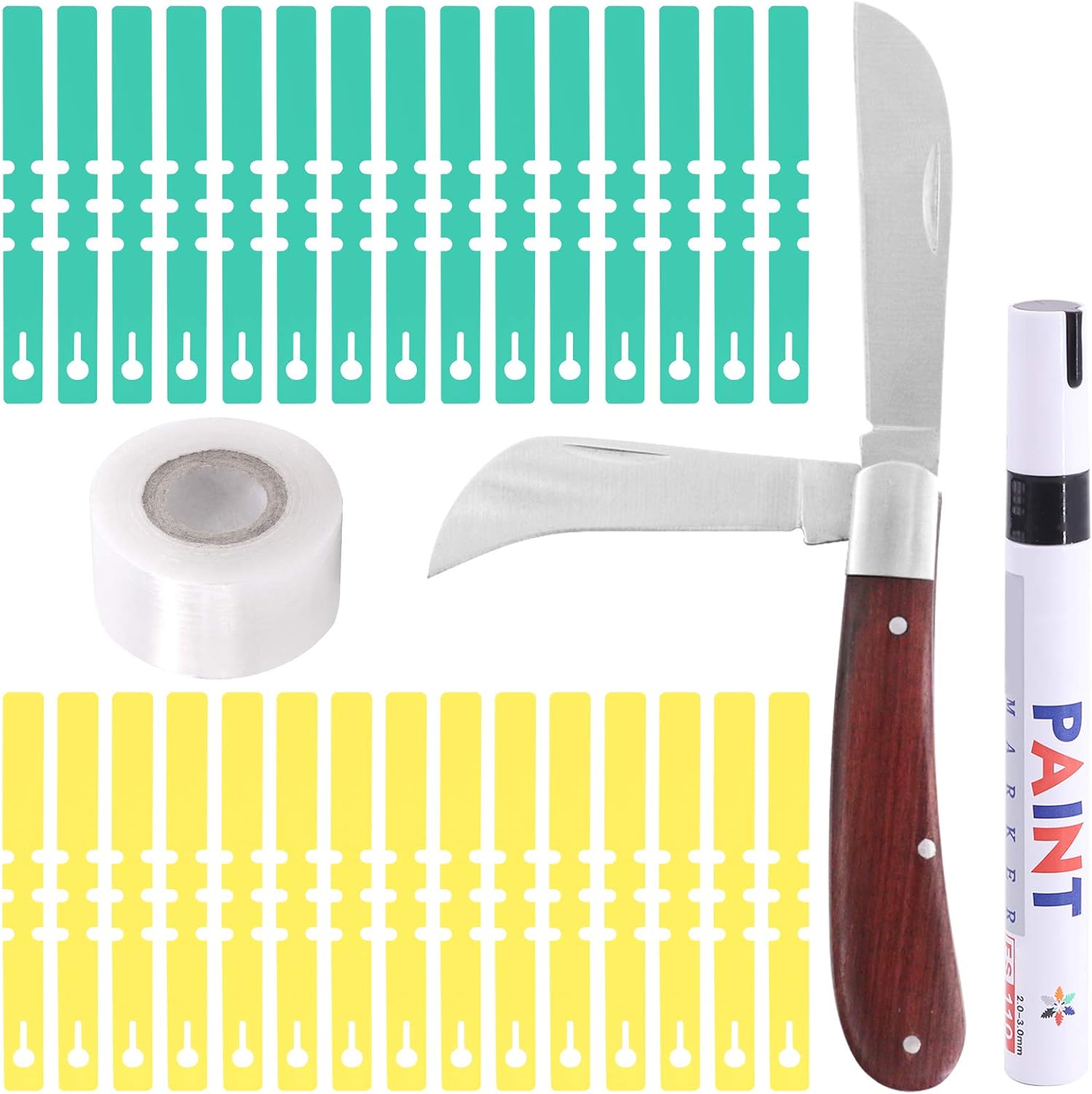 Amazon.com : Glarks 33Pcs Grafting Garden Knife with Grafting Tape ...