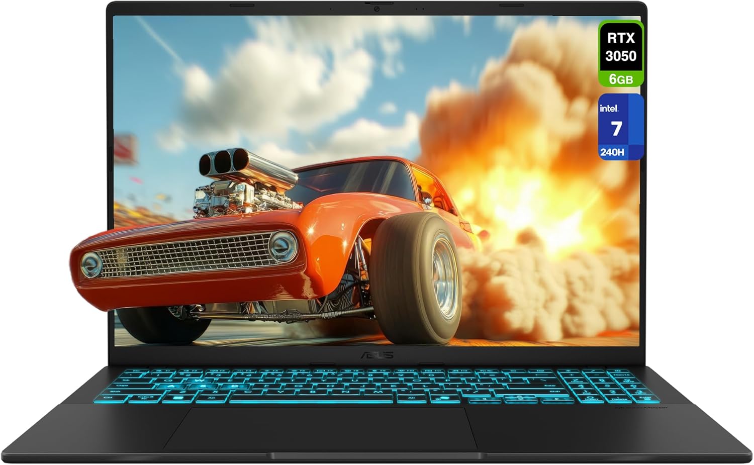 Amazon.com: ASUS V16 Gaming Laptop, Intel i7-240H, 16 GB DDR5 RAM, 512 ...