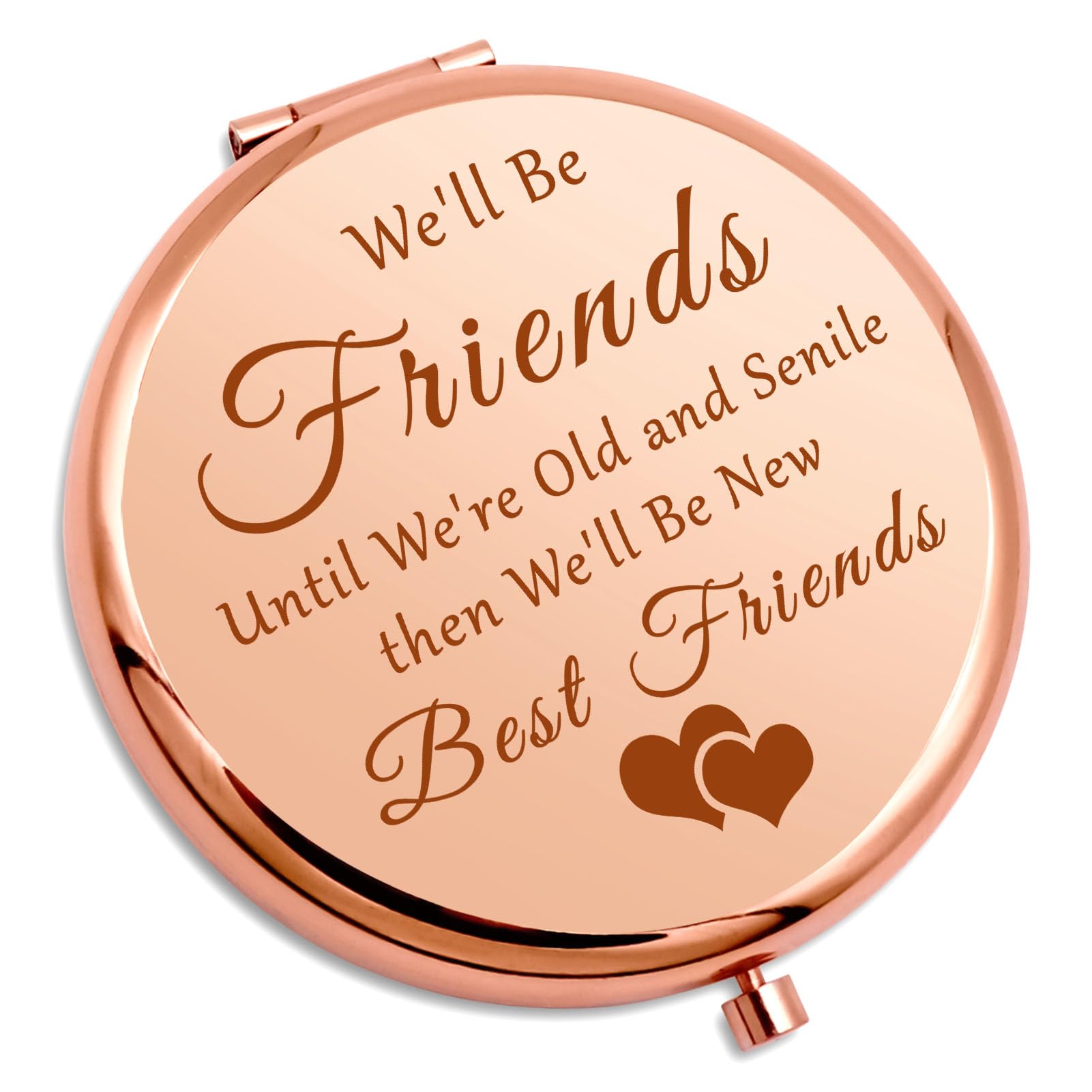 Amazon.com: Friendship Gifts for Best Friends Compact Makeup Mirror ...