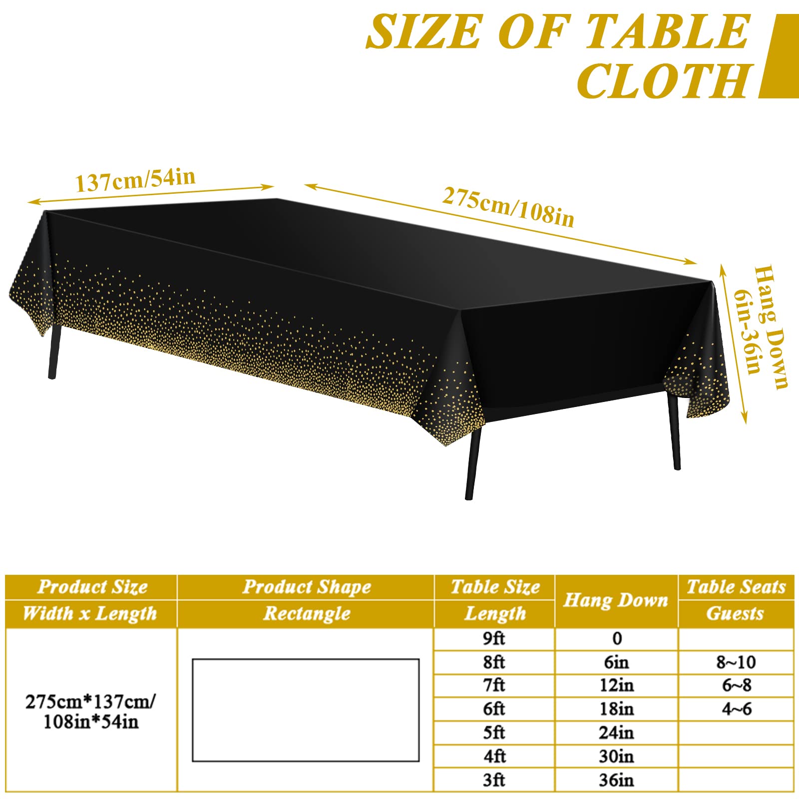 Snapklik.com : 8 Pack Plastic Table Cloth Cover For Parties Disposable ...