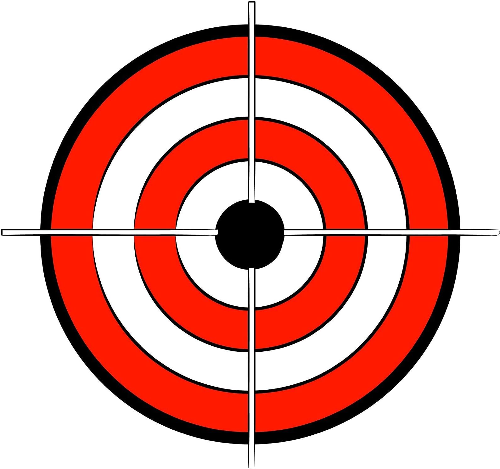 Amazon.com - Bullseye Target Bumper Sticker Window Vinyl Decal 5"