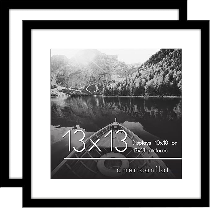 Amazon.com - Americanflat 13x13 Picture Frame with Polished Plexiglass ...