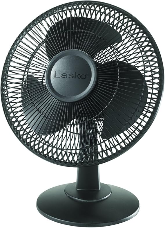 Amazon.com: Lasko Lasko-12 Table, 3-Speed, Black (2017) Household Fans ...