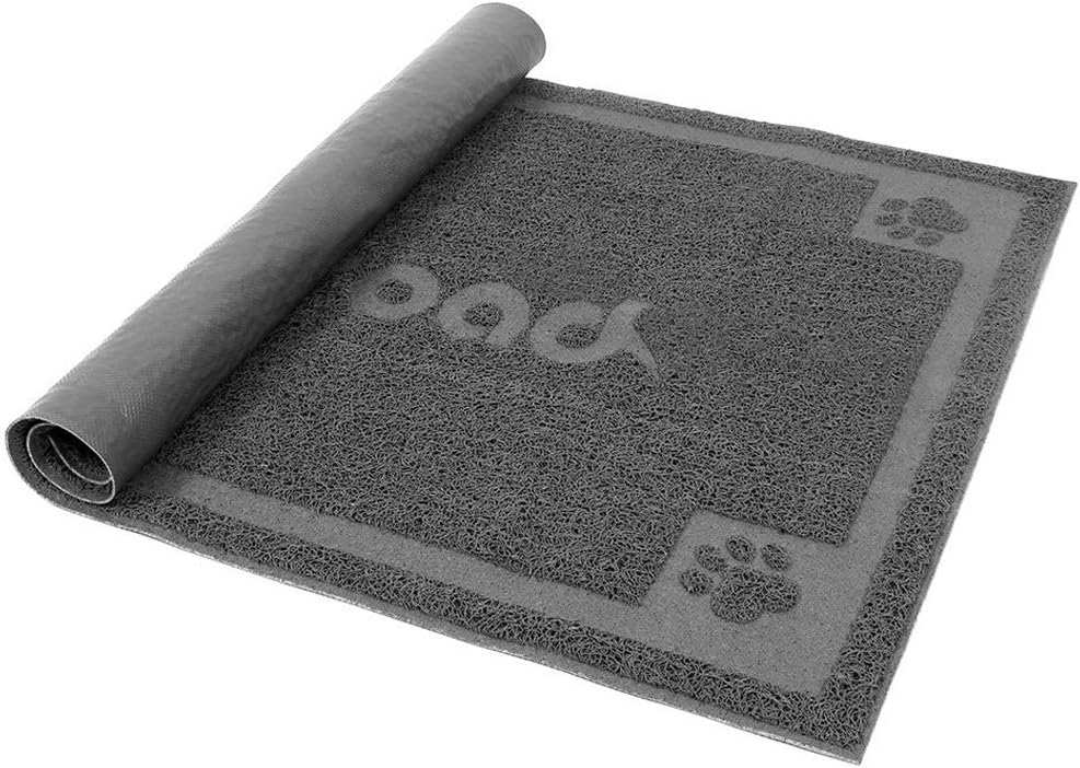 Amazon.com: Petroad PVC Litter Mat Pet Food Feeding Mat(35.4 x 23.6 ...