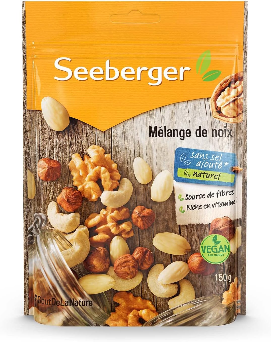 Seeberger Mélange de noix : Mix pur de noix composé de noisettes ...