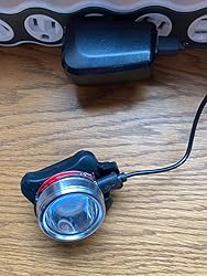 Amazon.com : OPTIKS-Blue Rear Bike Light: 220 Lumens - USB Rechargeable ...