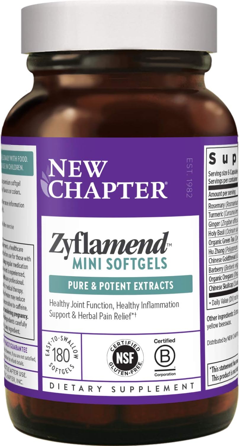 Amazon.com: New Chapter Mini Softgels for Herbal Pain Relief ...