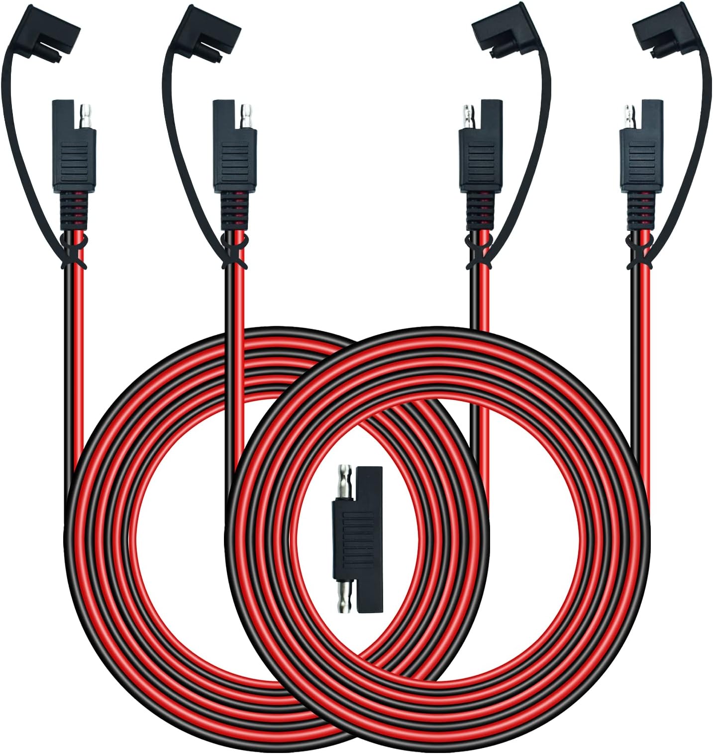 Amazon.com: AEISVIK SAE to SAE Connector Extension Cable - 4ft 12V-24V ...